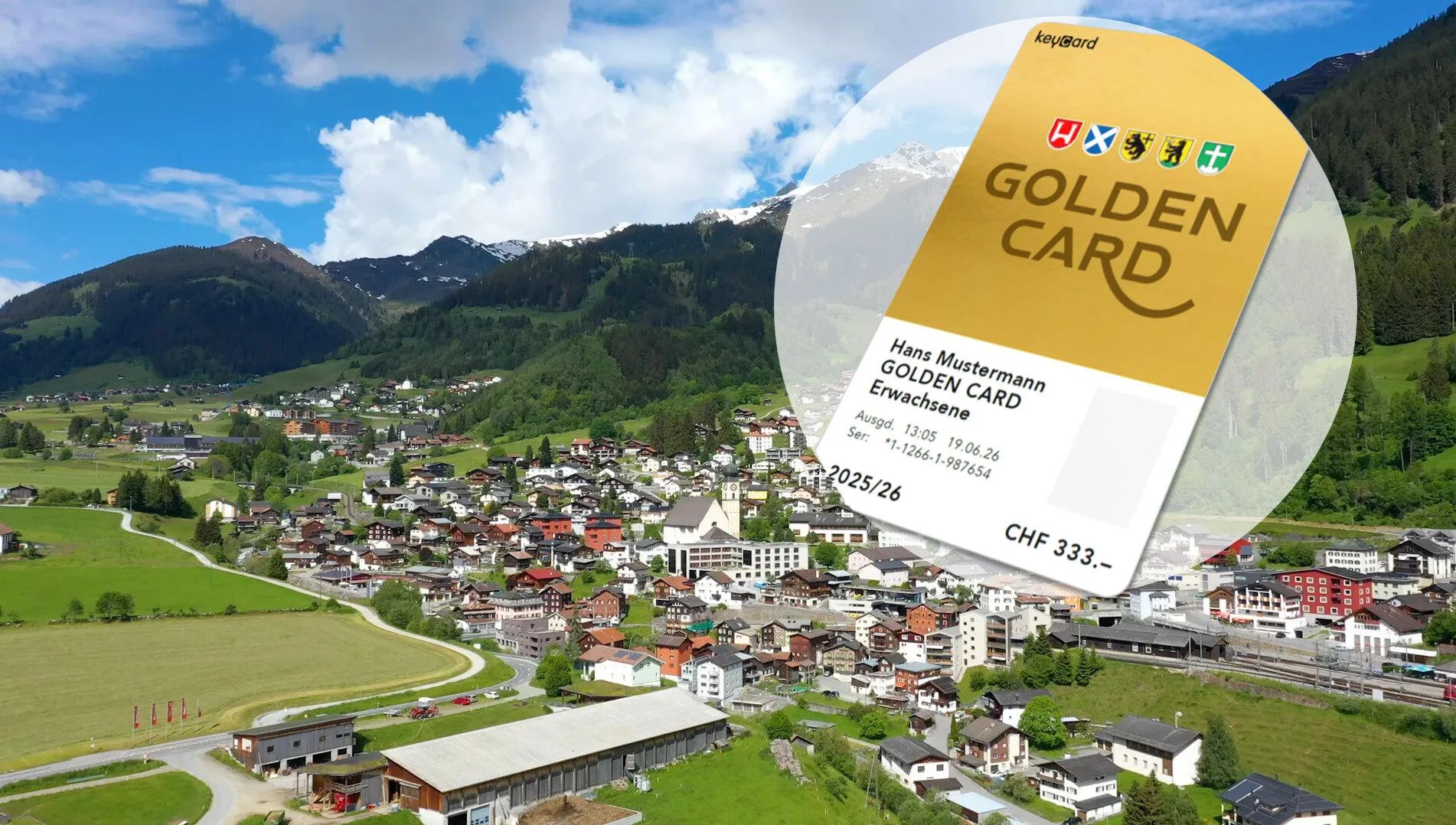 Golden Card - Disentis/Mustér